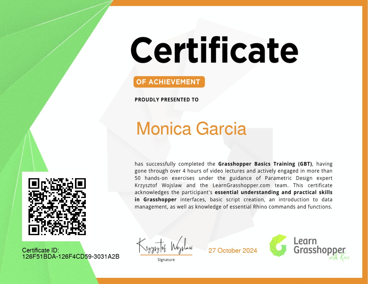 Certificate Verification – Learn Grasshopper