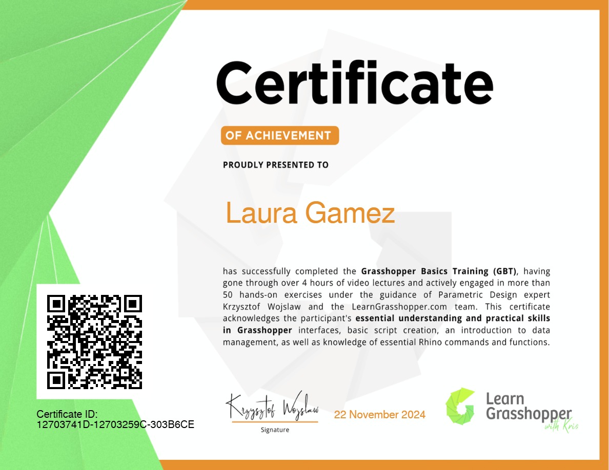 Certificate Verification – Learn Grasshopper
