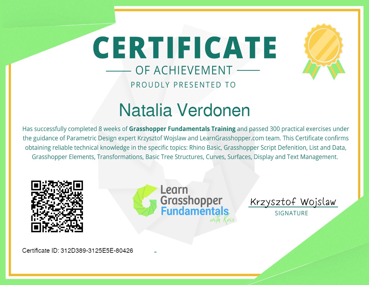 Certificate Verification – Learn Grasshopper