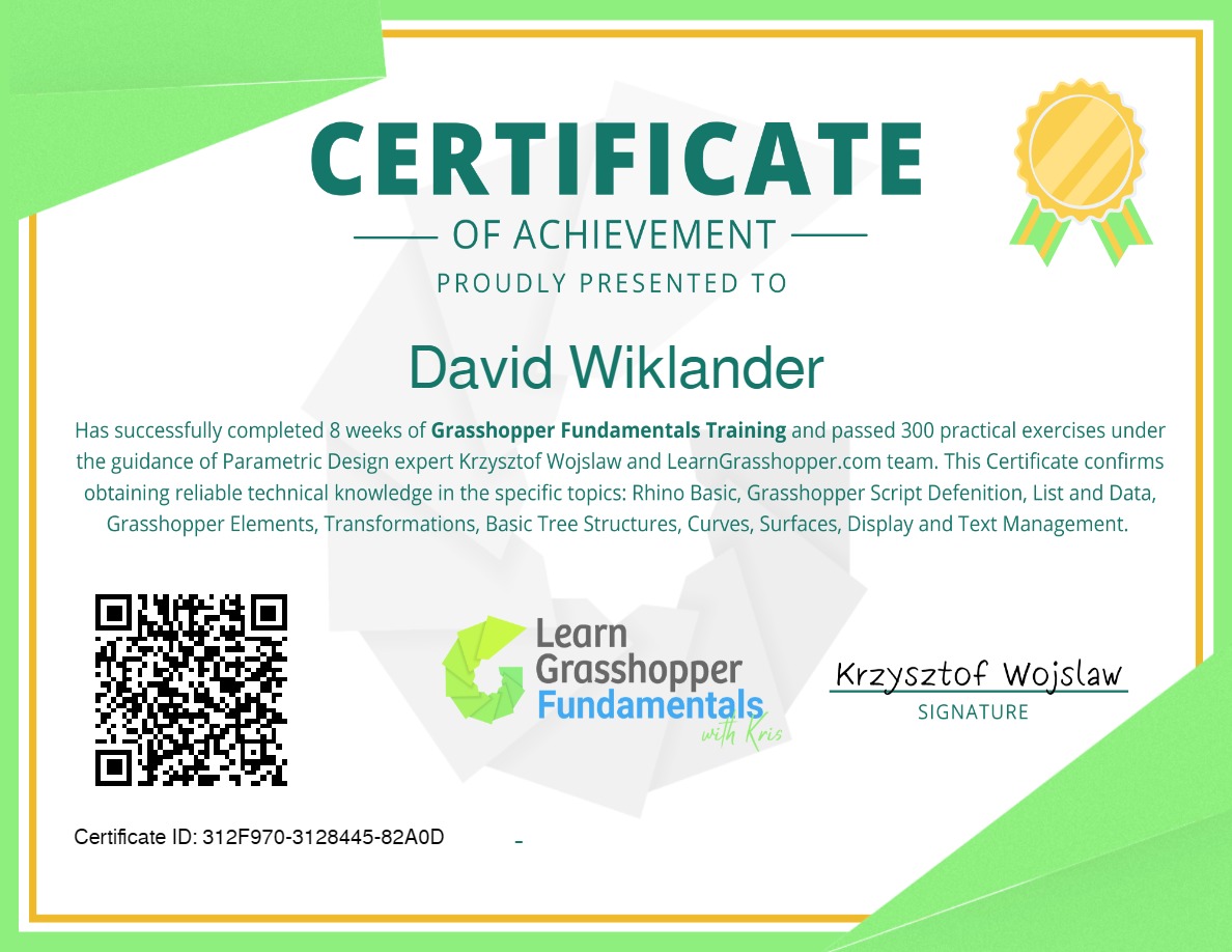Certificate Verification – Learn Grasshopper